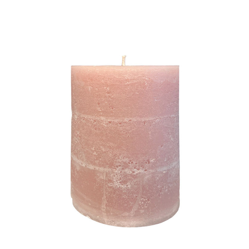 VELA RÚSTICA SOFT PINK XL 16CM